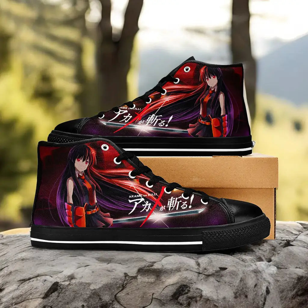 Akame ga Kill Shoes High Tops Sneakers for Kids and Adults – AnuCustoms